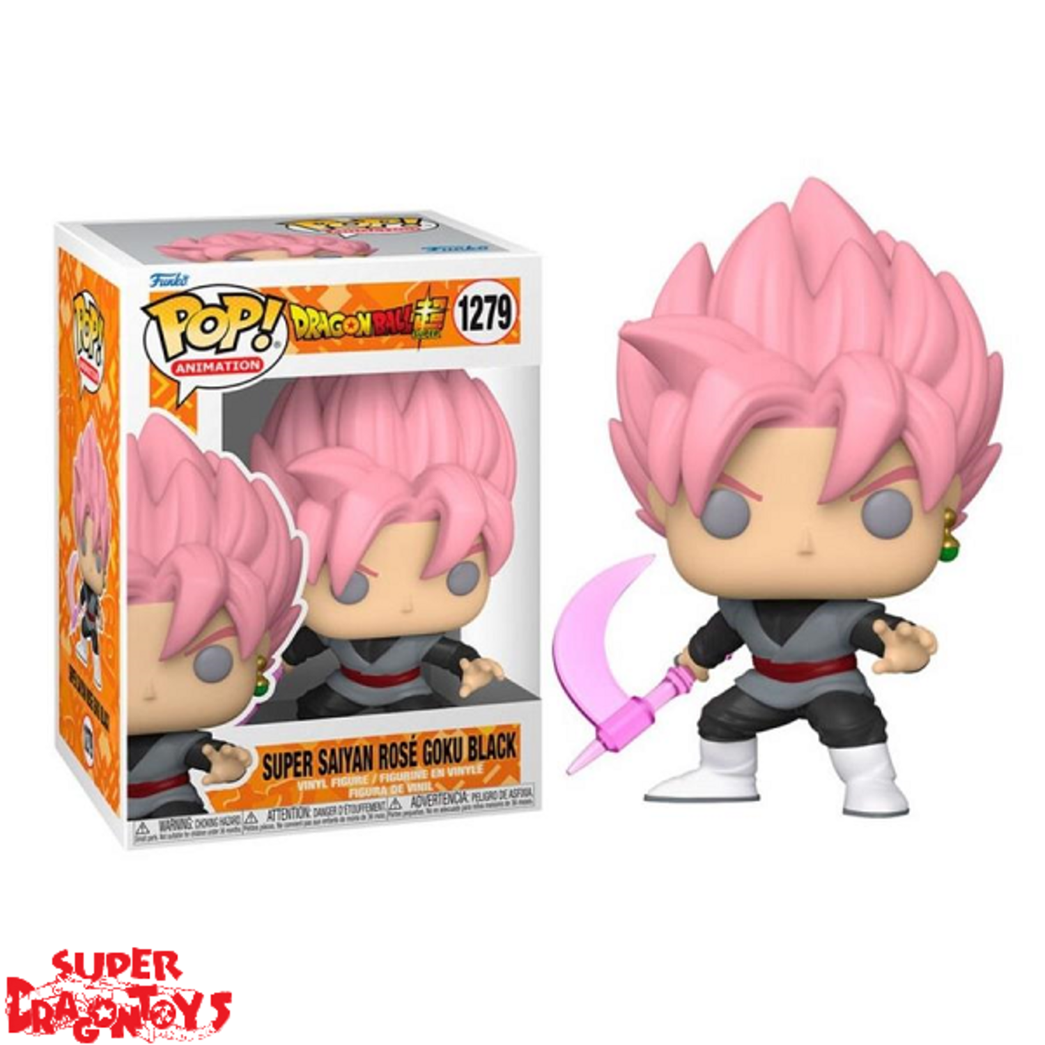 DRAGON BALL SUPER - SUPER SAIYAN ROSE SON GOKU BLACK - FUNKO POP ...