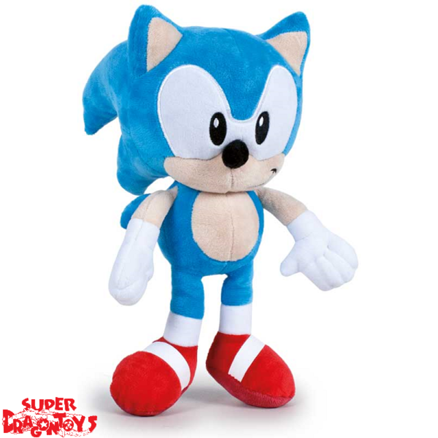 SONIC THE HEDGEHOG - SONIC- PLUSH [28CM] - SUPERDRAGONTOYS