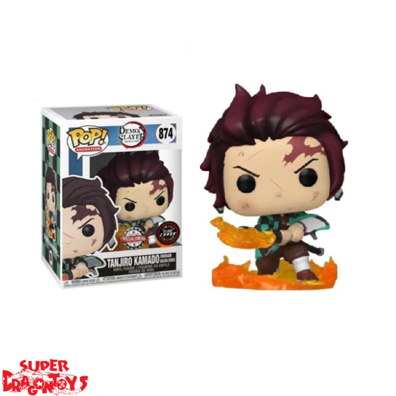 DEMON SLAYER - TANJIRO KAMADO [HINOKAMI KAGURA DANCE] - FUNKO POP [CHA ...