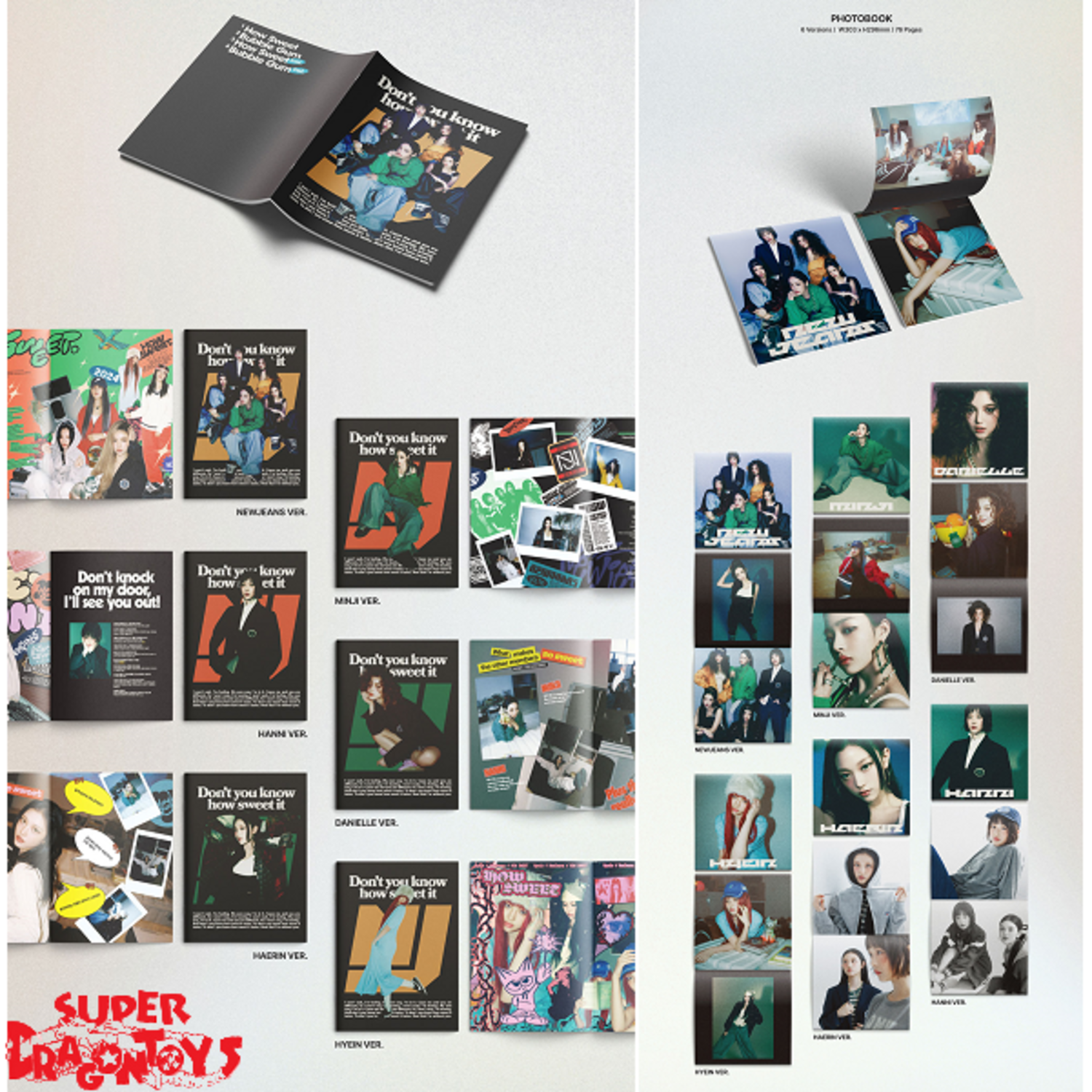 NEWJEANS (뉴진스) - HOW SWEET - ALBUM - SUPER DRAGON TOYS