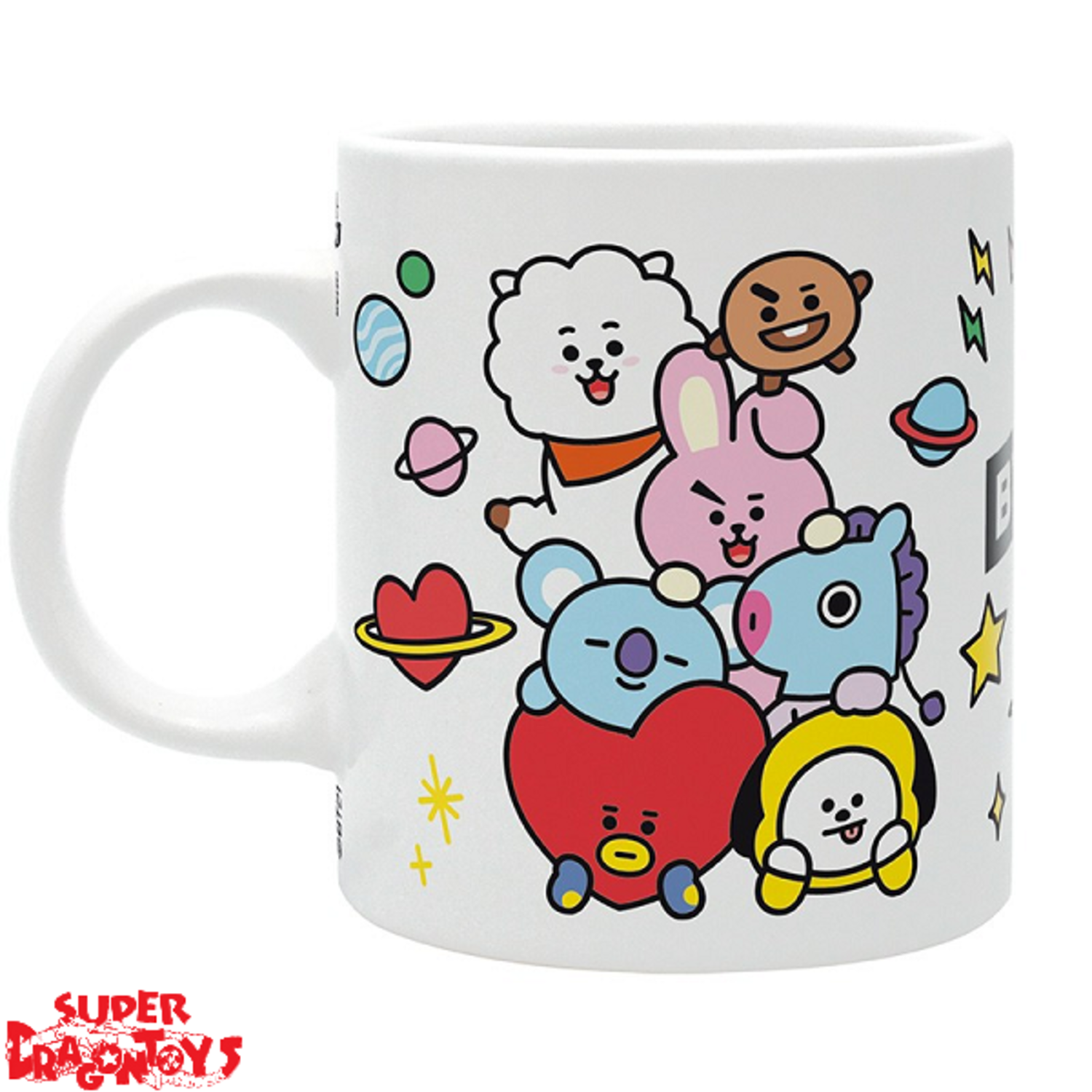 BTS - MUG "CHARACTERS STACK" - BT21 COLLECTION - SUPERDRAGONTOYS