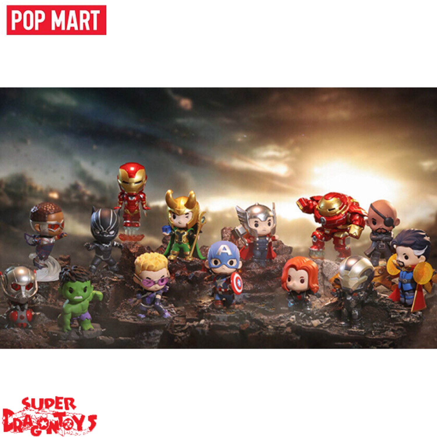 POP MART - MARVEL AVENGERS ["CLASSIC" SERIES] - BLINDBOX MINI FIGURE ...