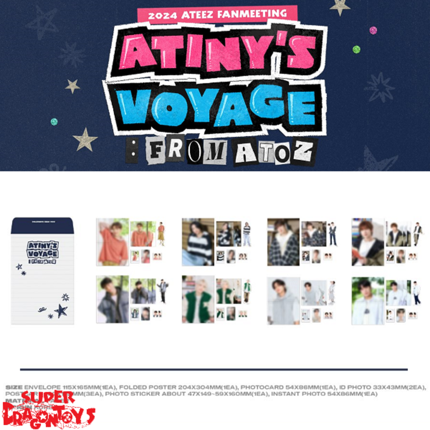 ATEEZ (에이티즈) - 2024 FANMEETING PHOTO SET - SUPERDRAGONTOYS