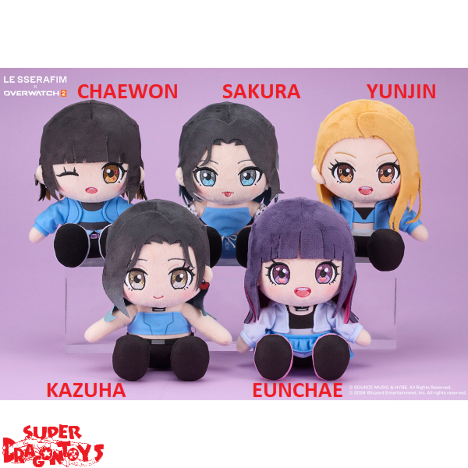 LE SSERAFIM (르세라핌) - [LE SSERAFIM X OVERWATCH 2] PLUSHIE - OFFICIAL MD ...