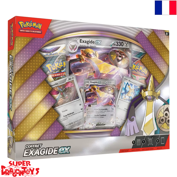 POKEMON TCG - COFFRET "EXAGIDE EX" - EDITION FRANCAISE - SUPER DRAGON TOYS