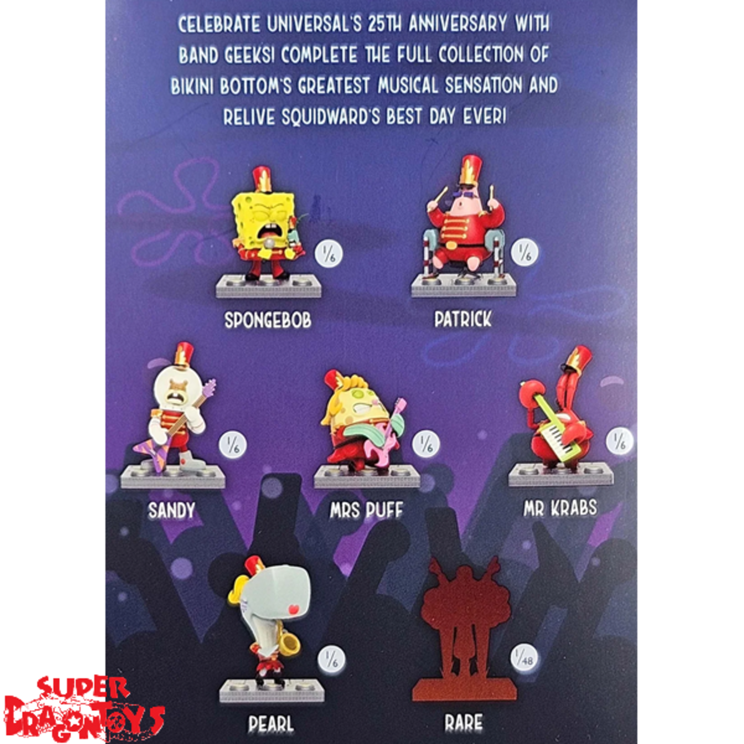 SPONGEBOB - SPONGEBOB [BAND GEEKS SERIES] - BLINDBOX FIGURE - SUPER ...