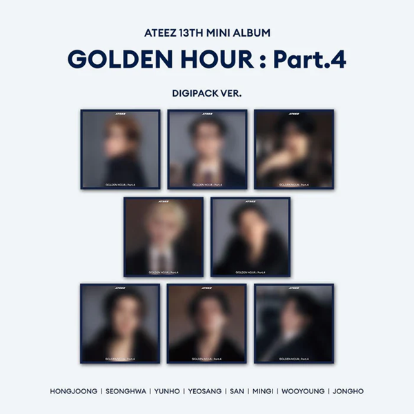 ATEEZ (에이티즈) - GOLDEN HOUR PART.4 - [DIGIPACK] - 13TH MINI ALBUM ...