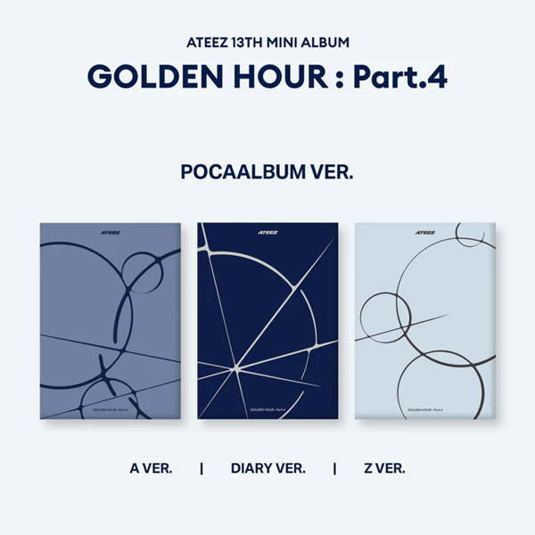 ATEEZ (에이티즈) - GOLDEN HOUR PART.4 - [POCA ALBUM] - 13TH MINI ALBUM ...