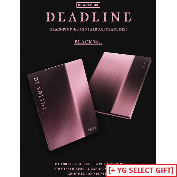 BLACKPINK DEADLINE - [BLACK / PINK VER.] - 3RD MINI ALBUM YG SELECT ...