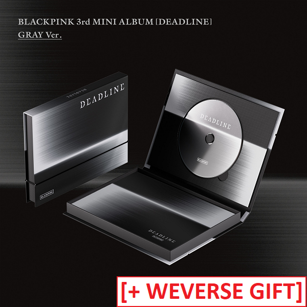 BLACKPINK DEADLINE - [GRAY VER.] - 3RD MINI ALBUM WEVERSE - SUPER ...