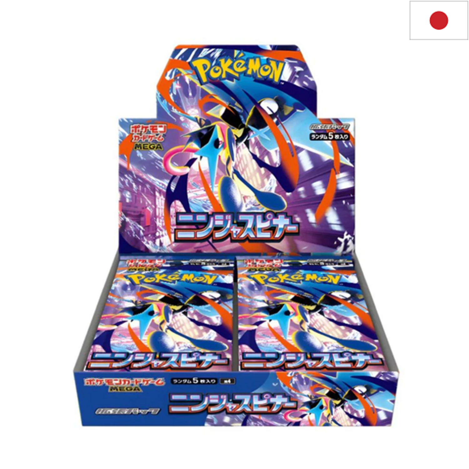 POKEMON TCG - DISPLAY [30 BOOSTERS] "NINJA SPINNER" [M4] (JP) - SUPER ...