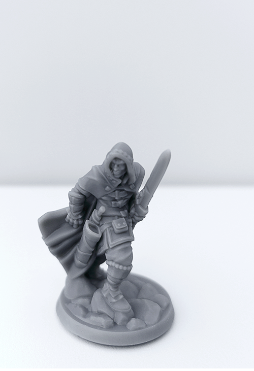 3D Printed Miniature - Thief Male 01 - Dungeons & Dragons - Hero of the ...