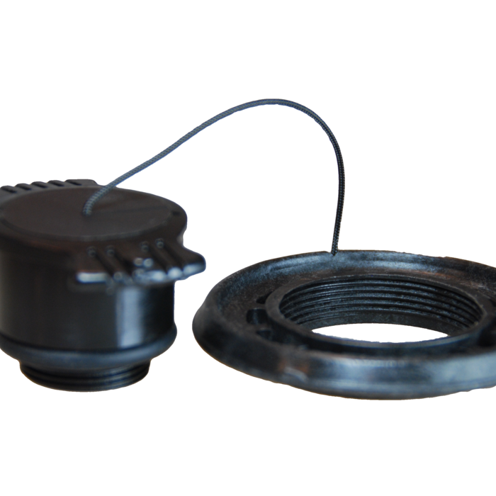 Valvecap Z60052 semi-recessed valve black
