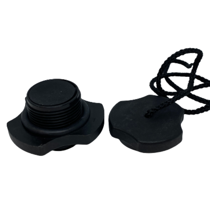 Delrin valve and cap black