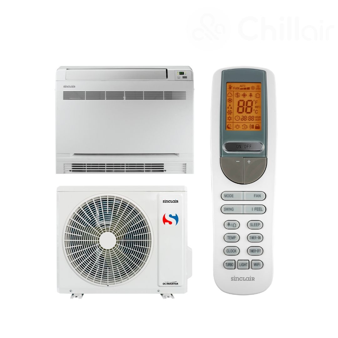 Sinclair ASP-12BI R32 WIFI - Single-Split Airco Vloermodel 3,5 kW