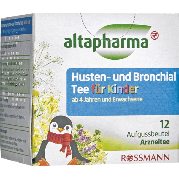 ALTAPHARMA Hoest en Bronchiale Thee voor Kinderen 12x1,5g - Duitse ...