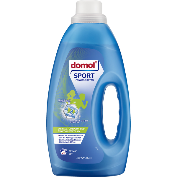 DOMOL Wasmiddel Sport 1,5L - Duitse Voordeel Drogist