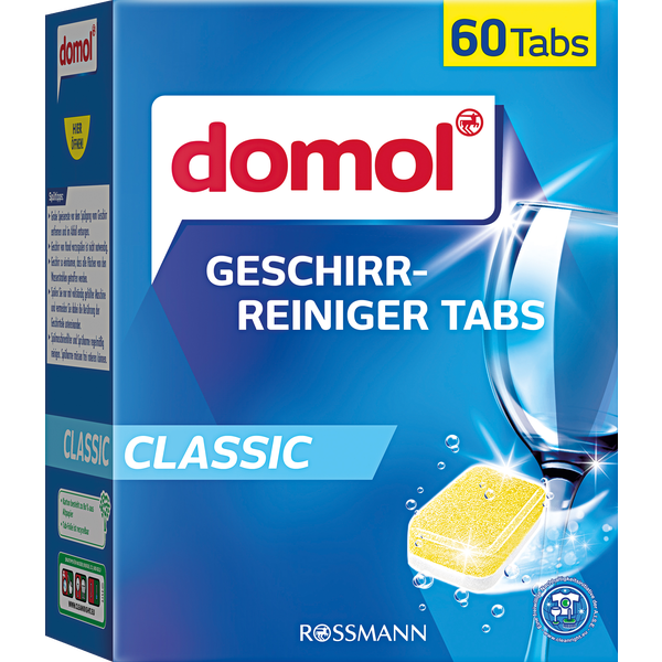DOMOL Vaatwastabletten Classic 60st - Duitse Voordeel Drogist