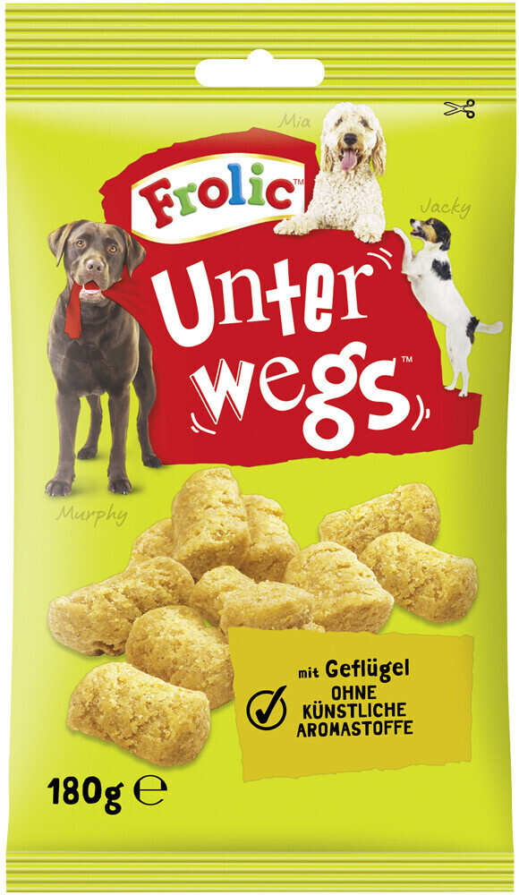 FROLIC Hondensnacks Onderweg met Gevogelte 180g - Duitse Voordeel Drogist