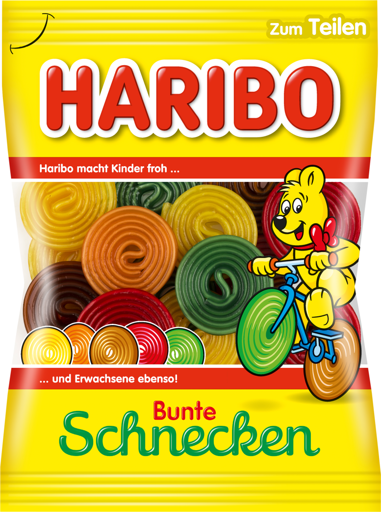 HARIBO Kleurrijke Slakken 160g - Duitse Voordeel Drogist