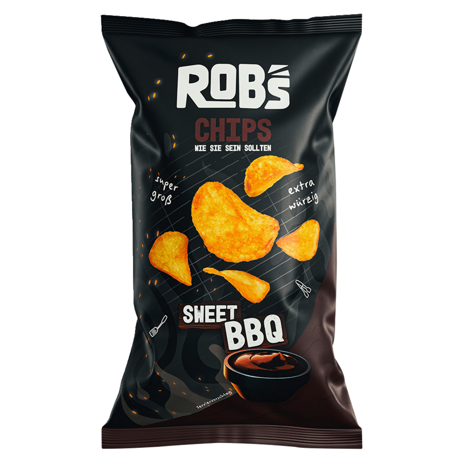 Rob's Sweet BBQ Chips 120g - Duitse Voordeel Drogist