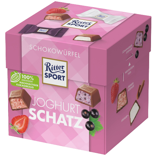 RITTER SPORT Chocolade Box Schokogruss 176g - Duitse Voordeel Drogist