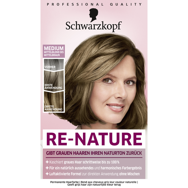 Schwarzkopf Re-Nature Re-Pigmentation Crème Medium Vrouwen - Duitse ... Schwarzkopf Re-Nature Re-Pigmentation Crème Medium Vrouwen - Duitse ...