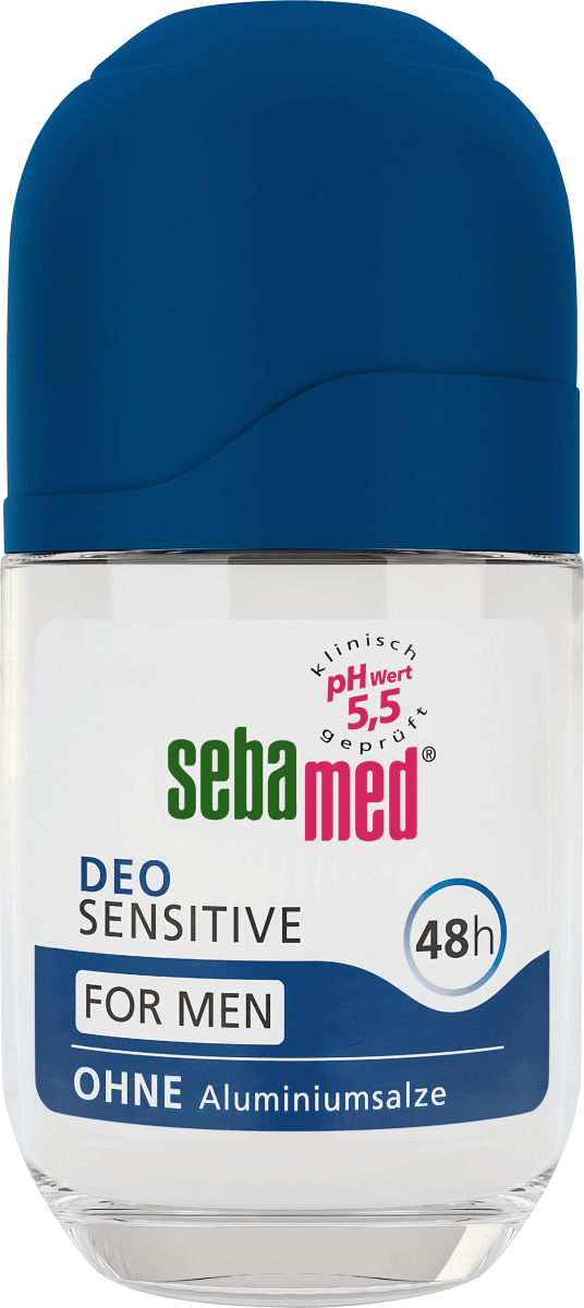 Sebamed Men Deo Roll On Sensitiv 50mL - Duitse Voordeel Drogist