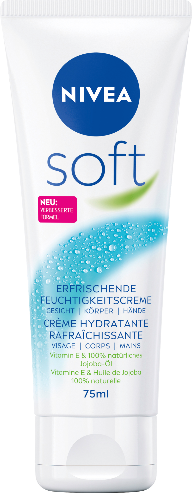 Nivea Soft Crème Tube 75 ml - Duitse Voordeel Drogist