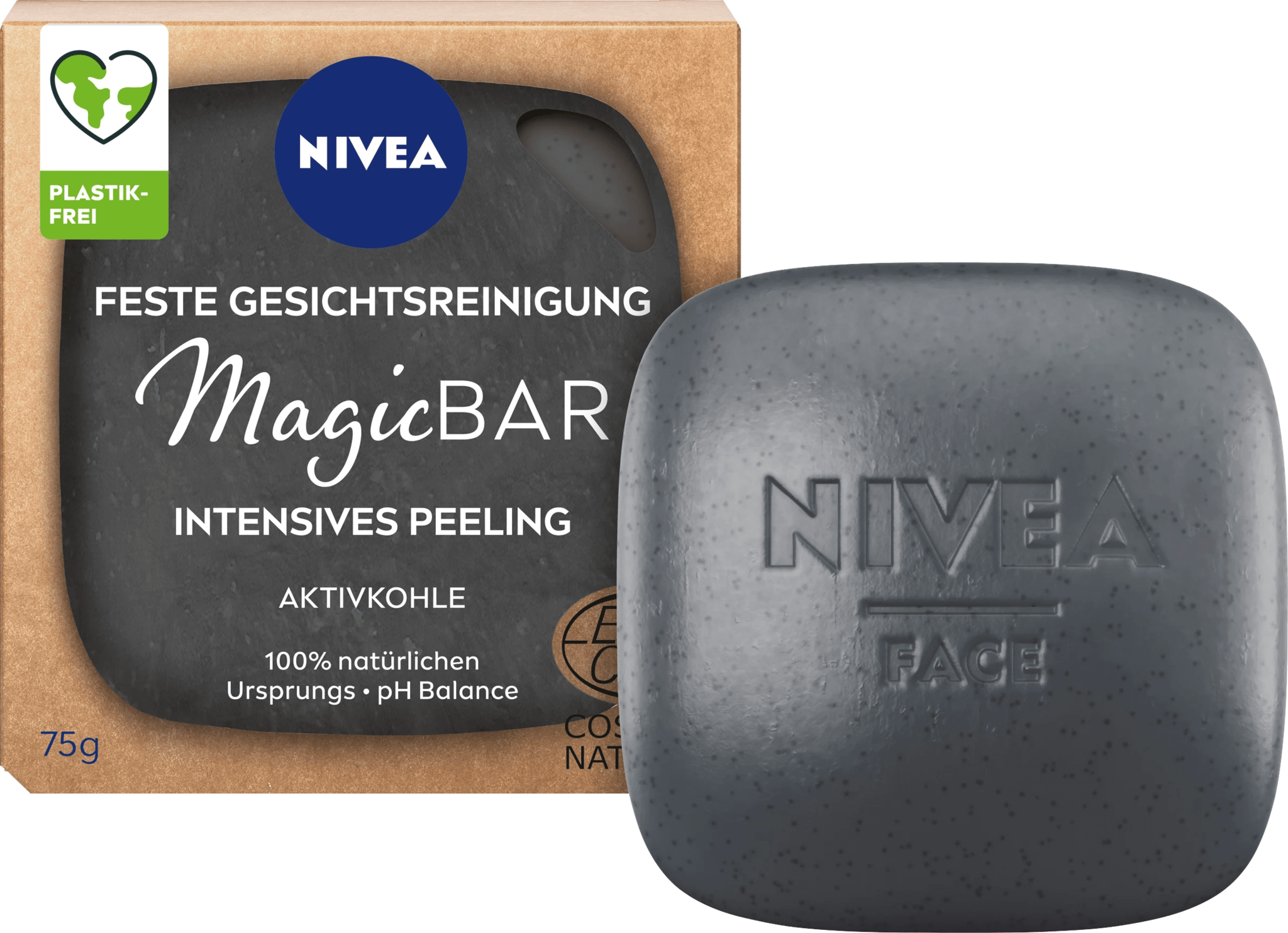 Nivea Magic Bar Vaste Gezichtsreiniging Active Carbon 75g - Duitse ...