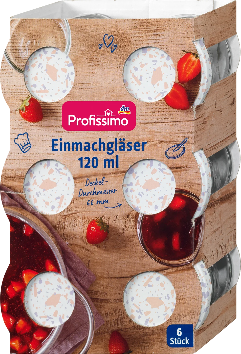 Profissimo Inmaakpotten 120ml 6 St - Duitse Voordeel Drogist