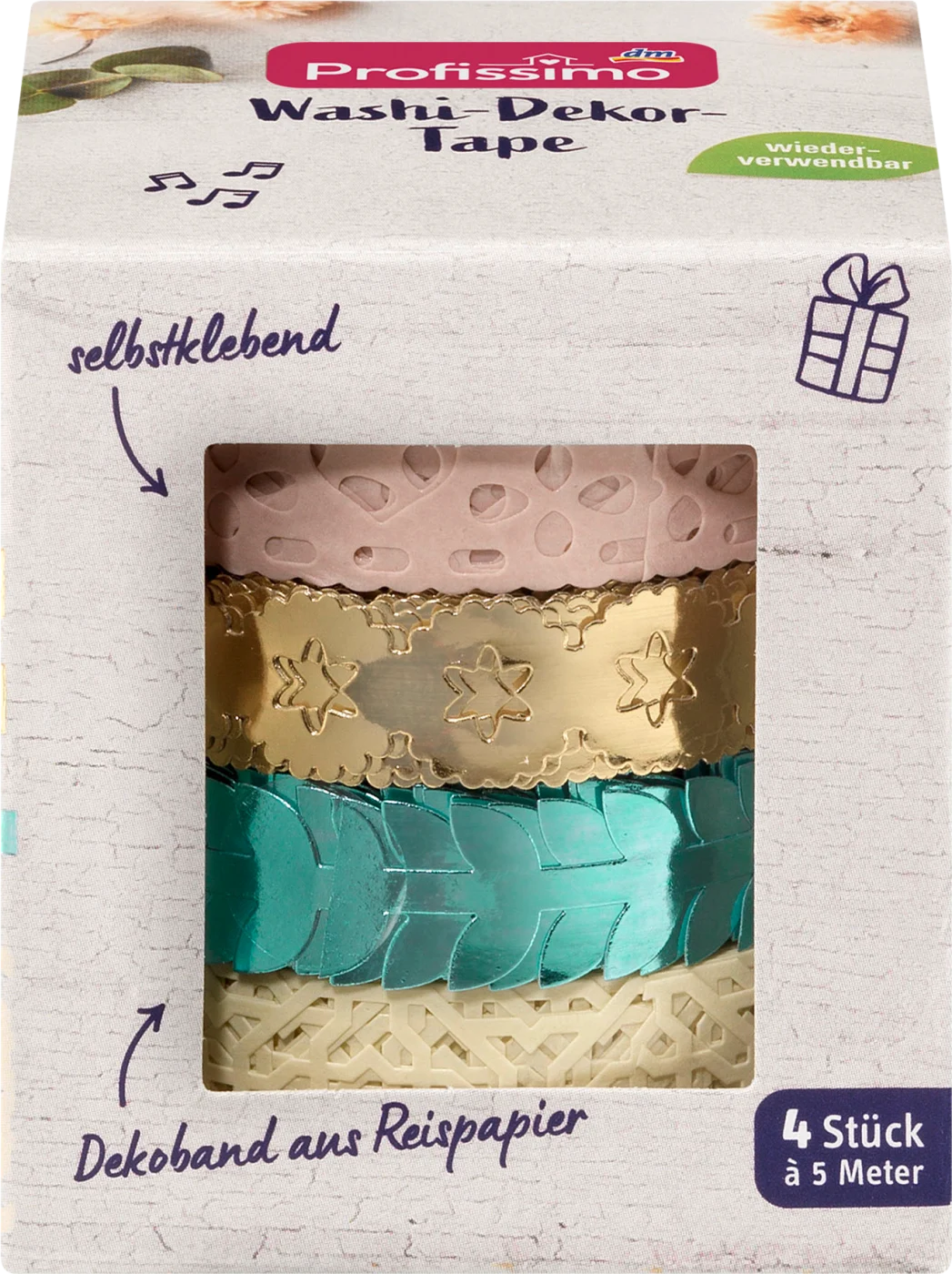 Profissimo Washi Decor Tape 3 St - Duitse Voordeel Drogist