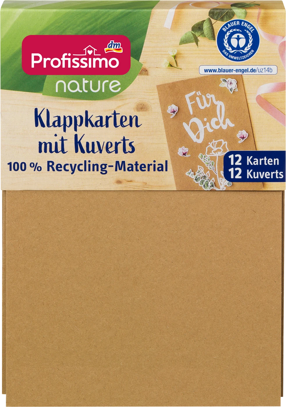 Profissimo Nature Vouwkaartenset Met Enveloppen Van Gerecycled ...