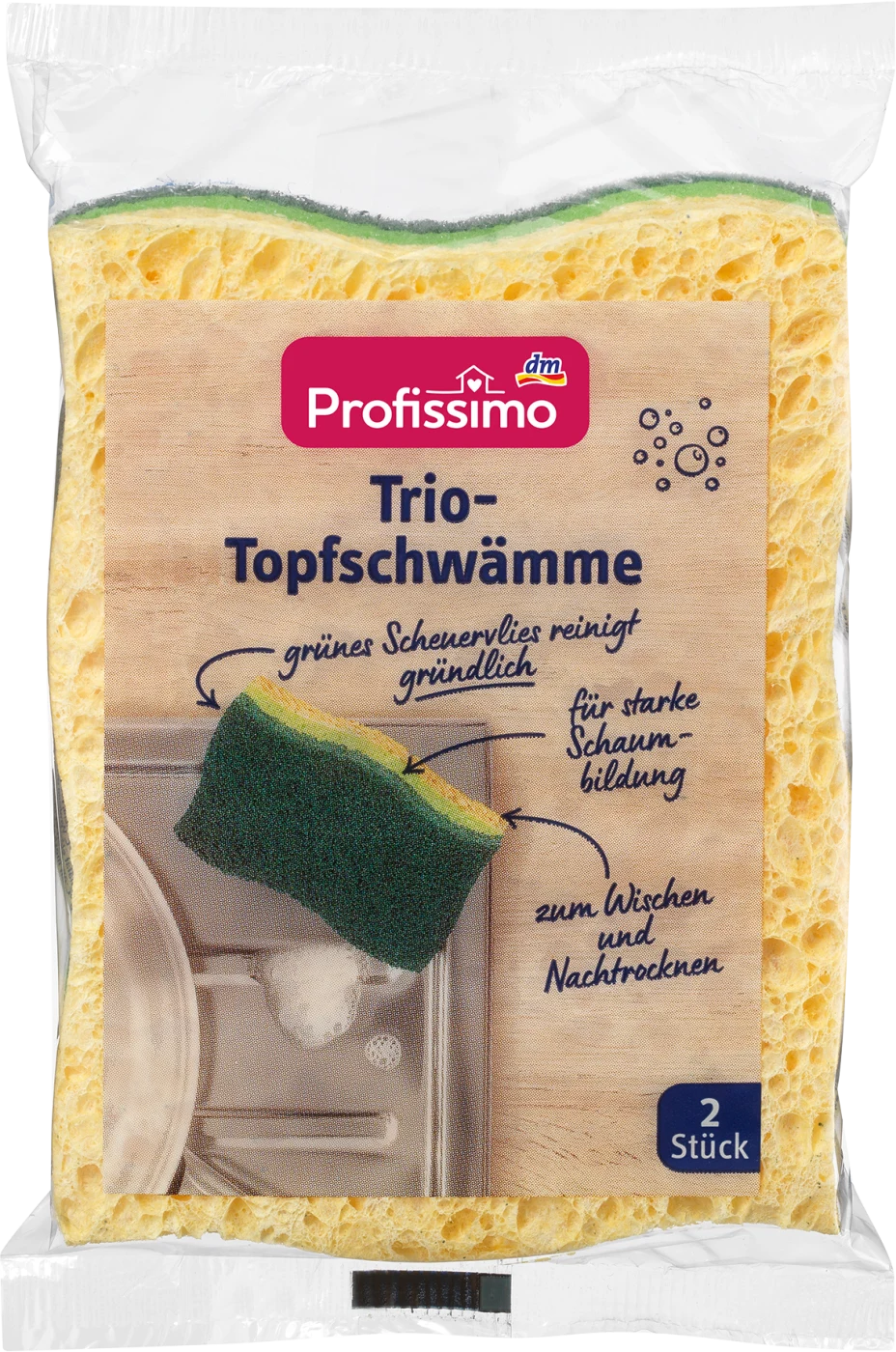 Profissimo Trio Pannensponzen - Duitse Voordeel Drogist