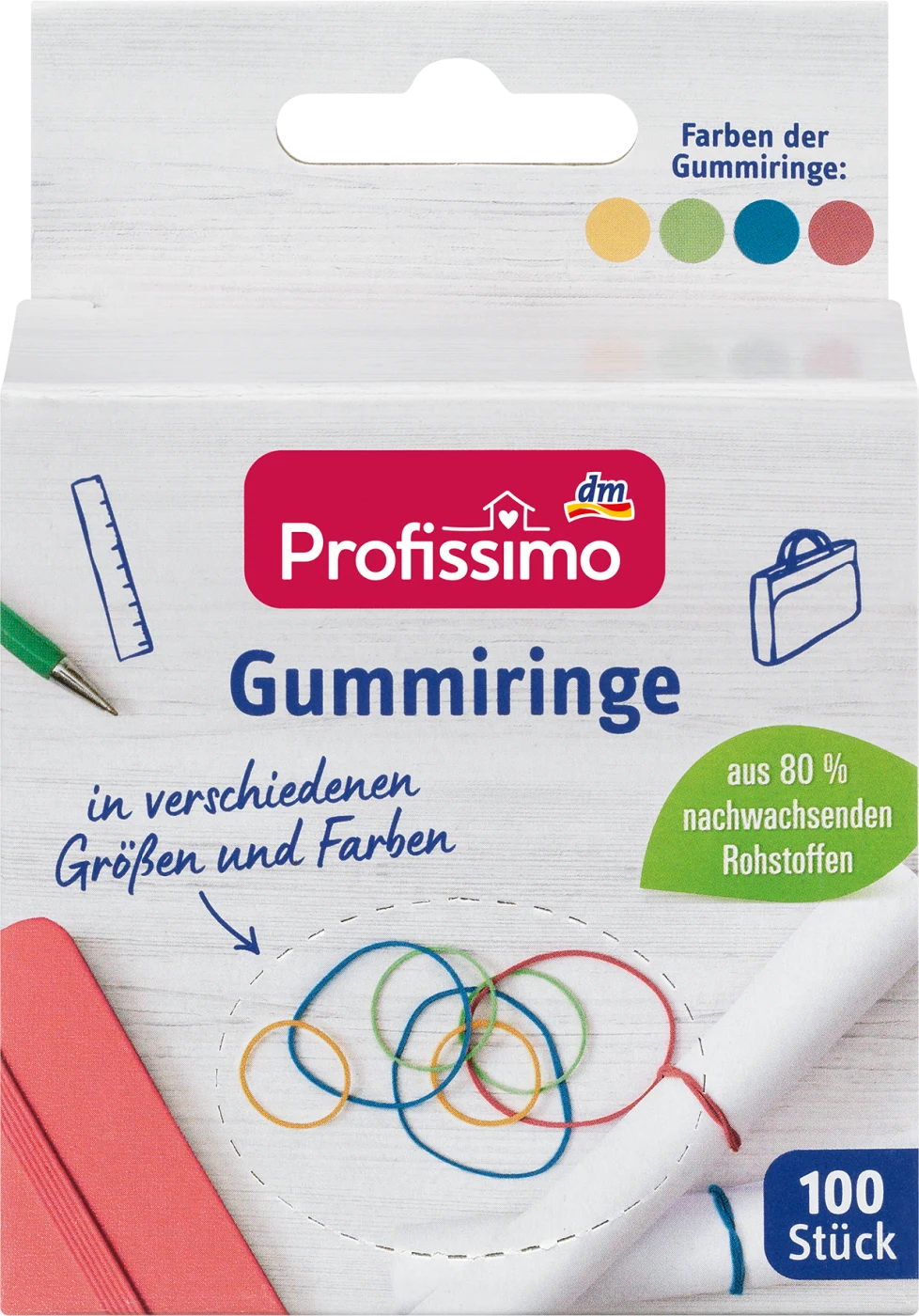 Profissimo Rubberen Elastiekjes 100 St - Duitse Voordeel Drogist
