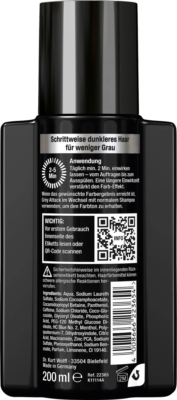 Alpecin Shampoo Grey Attack 200 ml - Duitse Voordeel Drogist