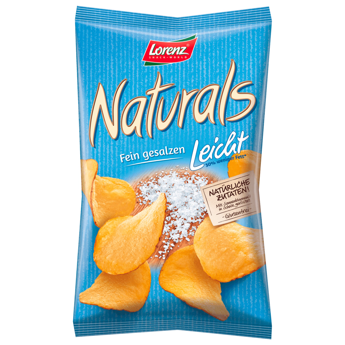 Lorenz Naturals Fijn Gezouten Light Chips 80g - Duitse Voordeel Drogist