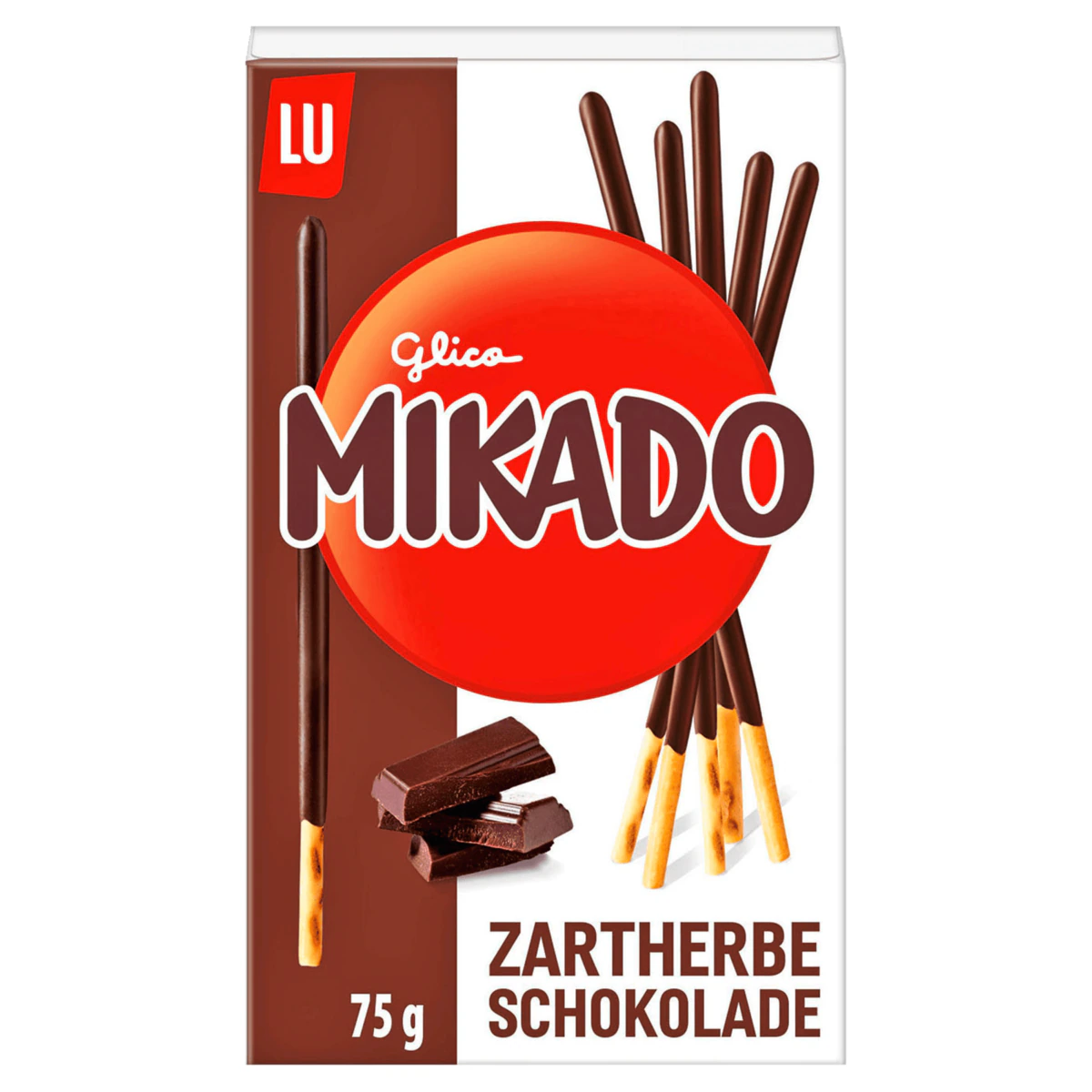 Glico Mikado Biscuit Sticks Pure Chocolade 75g - Duitse Voordeel Drogist