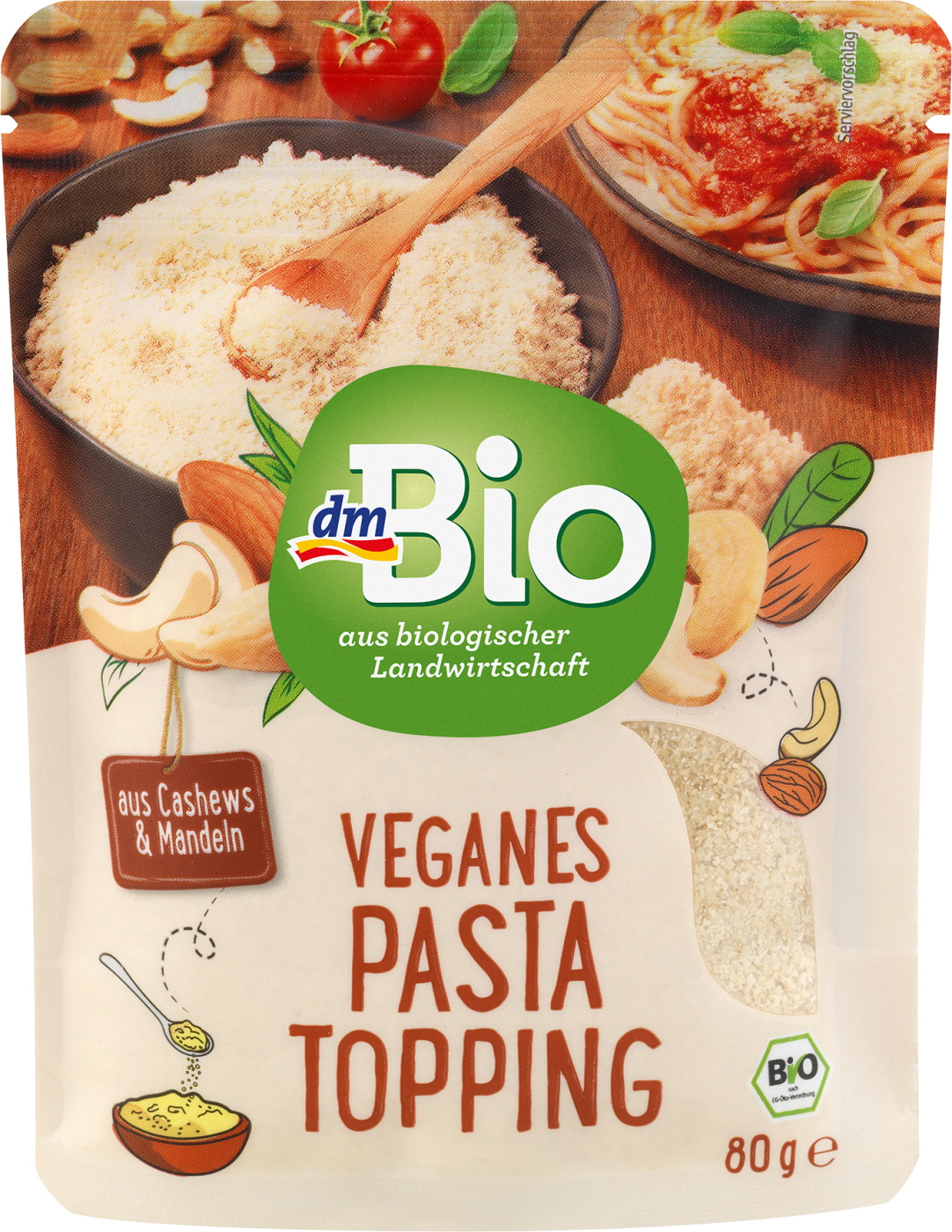 dmBio Vegan Pasta Topping 80 g - Duitse Voordeel Drogist