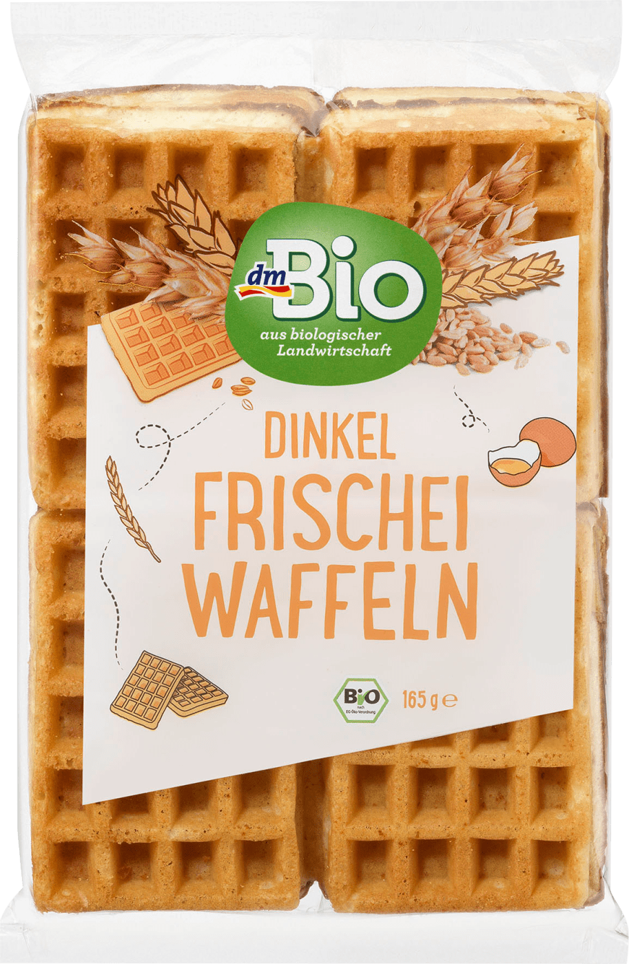 dmBio Spelt Wafels 165 g - Duitse Voordeel Drogist