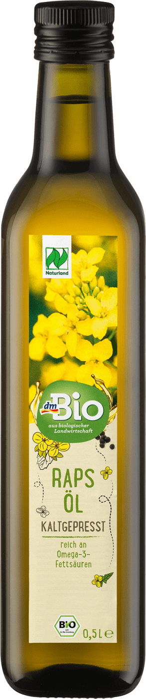 dmBio Koolzaadolie Koudgeperst 500 ml - Duitse Voordeel Drogist