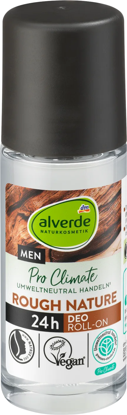 Alverde Men alverde MEN Deo Roll-on Rough Nature 50 ml - Duitse ...