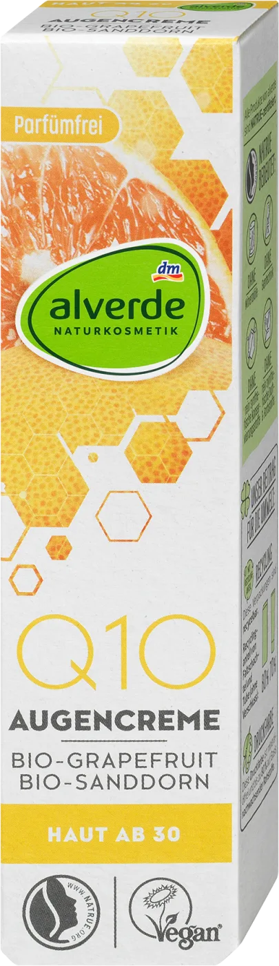 ALVERDE NATURKOSMETIK alverde NATURKOSMETIK Oogcrème Q10 15 ml - Duitse ...