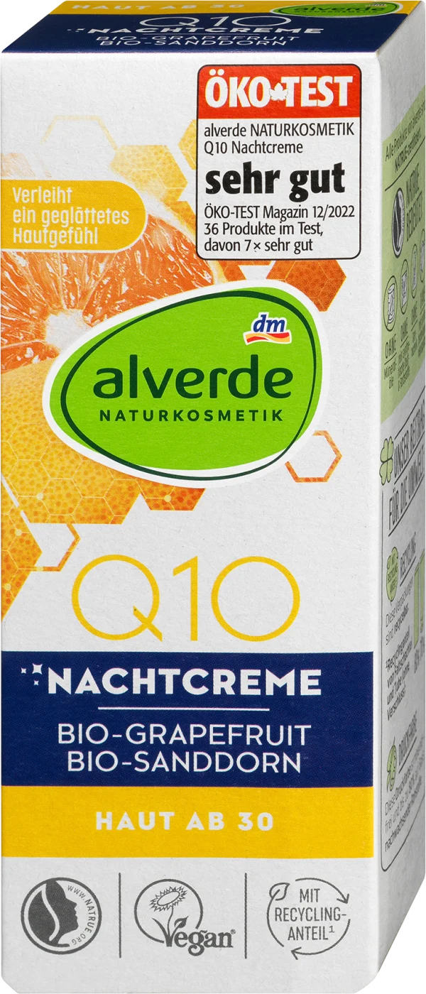 ALVERDE NATURKOSMETIK alverde NATURKOSMETIK Nachtcrème Q10 50 ml ...