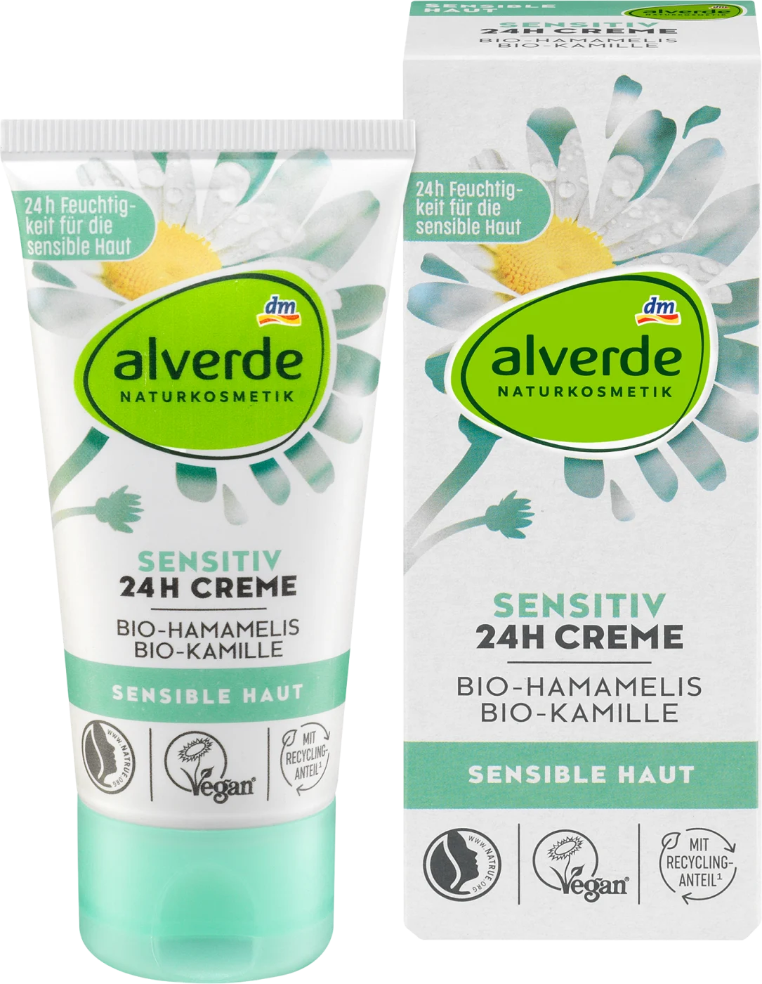 ALVERDE NATURKOSMETIK alverde NATURKOSMETIK Gezichtscrème Sensitief 50 ...