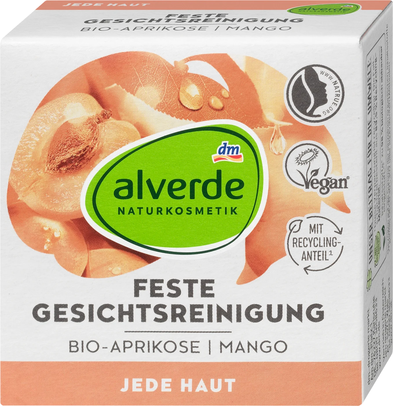 alverde NATURKOSMETIK Vaste Gezichtsreiniging Elke Huid 75 g - Duitse ...