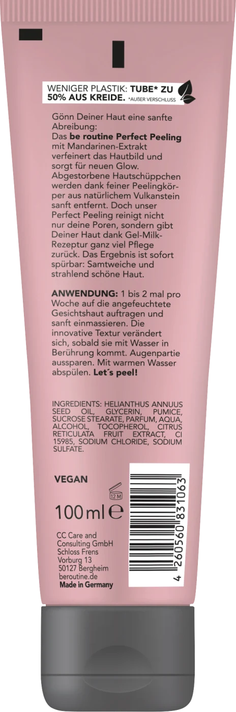 #be routine Perfect Peeling Scrubble Gum 100 ml - Duitse Voordeel Drogist