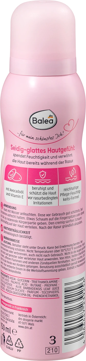 Balea Balea Scheerschuim 150 ml - Duitse Voordeel Drogist