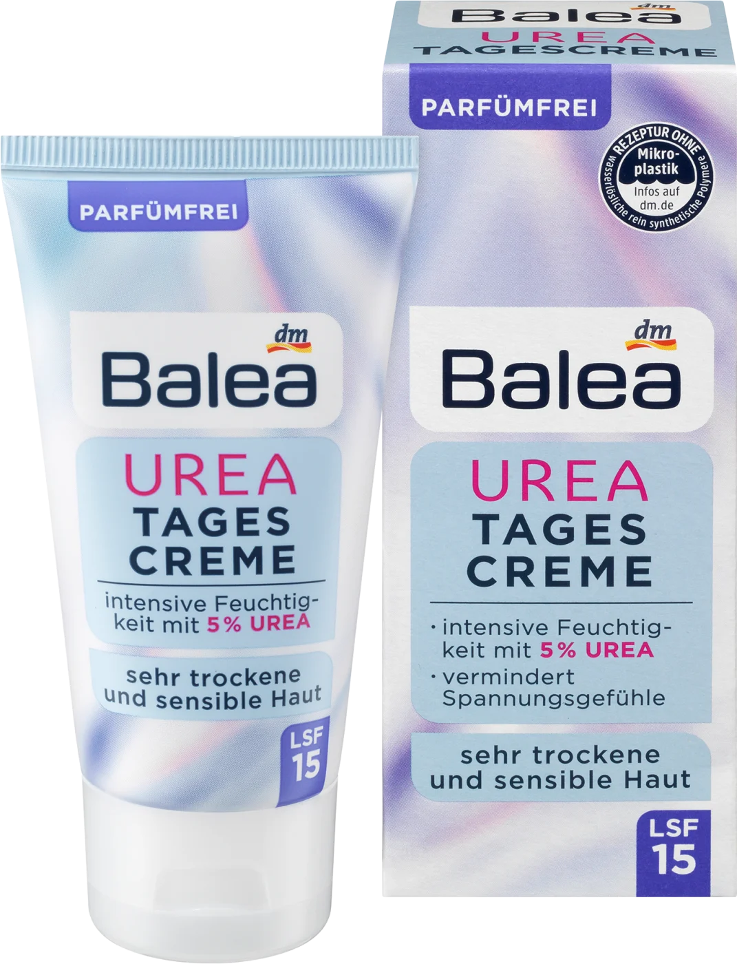 Balea Balea Gezichtscrème 5% Urea SPF 15 50 ml - Duitse Voordeel Drogist