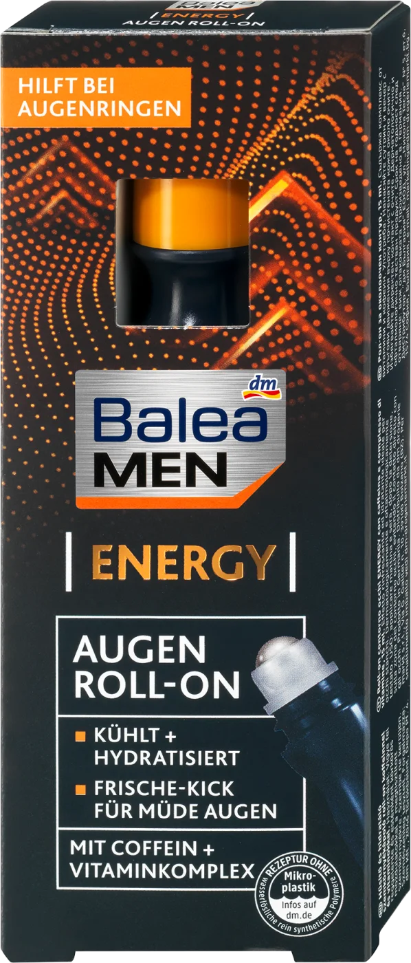 Balea MEN Eye Roll-on Energy 15 ml - Duitse Voordeel Drogist